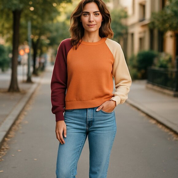 Polagram | Sweaters | Polagram Colorblock Sweater | Poshmark